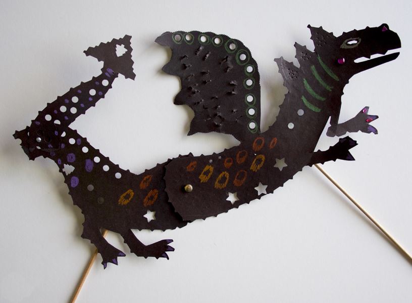 Young Artists Workshops: Dragon Shadow-Puppets | Prospect Heights Public Library District